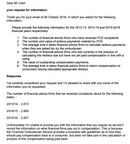 1,000 fewer advice firms receive FOS complaints | Money Marketing