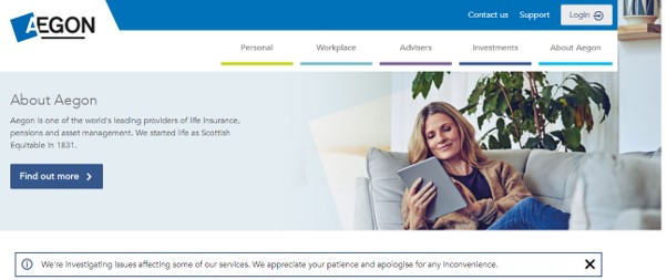 Aegon investigates online service issues | Money Marketing